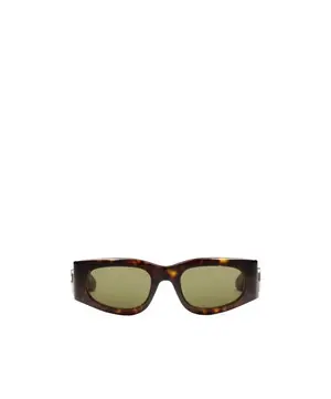 Gucci Rectangle Frame Sunglasses - Green