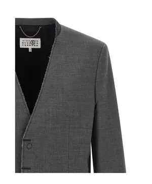 MAISON MARGIELA Long Sleeve V-neck Blazer