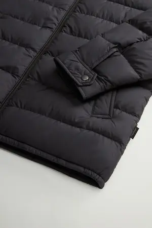Woolrich Zip-up Quilted Stand Collar Jacket
