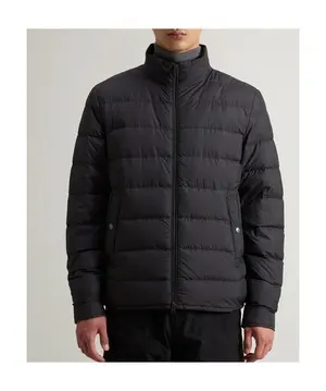 Woolrich Zip-up Quilted Stand Collar Jacket