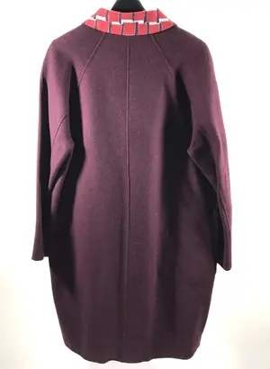 Max Mara Long-sleeved Lapel Coat - Black