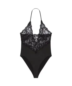 Givenchy Chandelier Lace V-neck Bodysuit