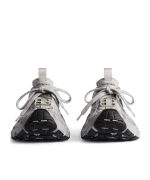 Balenciaga Panelled Lace-up Sneakers - Grey