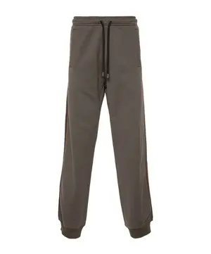 LANVIN Side Curb Joggers - Brown