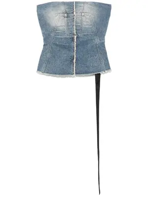 Rick Owens Bustier Top - Gray