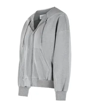 MAISON MARGIELA Distressed Zip-up Jacket - No