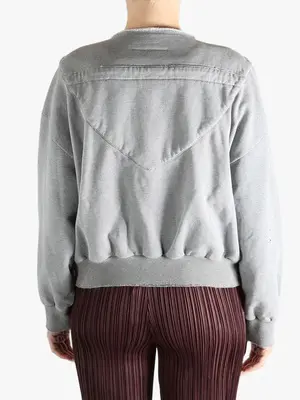 MAISON MARGIELA Distressed Zip-up Jacket - No