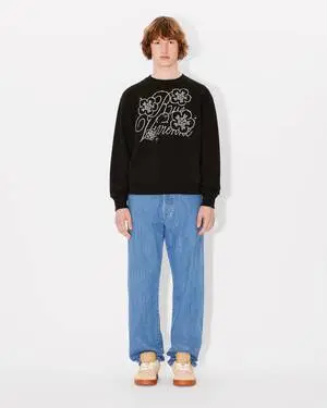 Kenzo Logo Embroidered Crewneck Sweatshirt