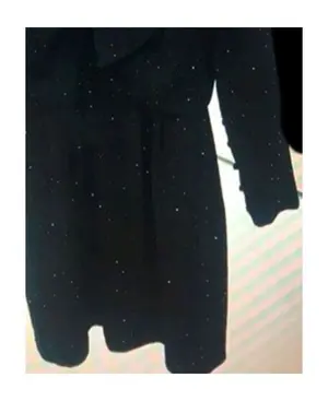 Saint Laurent Crystal-embellished Long-sleeve Mini Dress