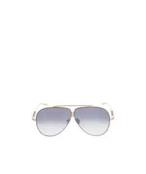 Valentino Garavani Pilot Frame Sunglasses - White
