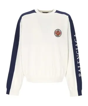Balenciaga Side Striped Crewneck Sweatshirt - No