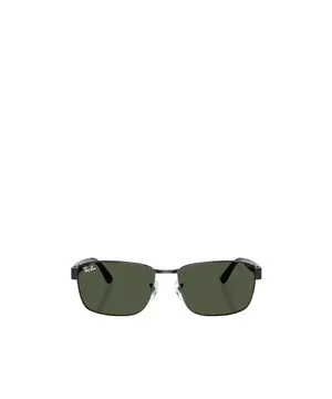Ray-ban Rectangle Frame Sunglasses - Polished Black