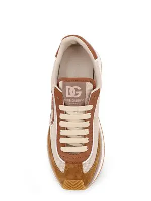 Dolce & Gabbana Retro Panelled Low-top Sneakers - Brown