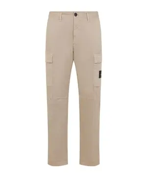 Stone Island Tapered Cargo Trousers - No