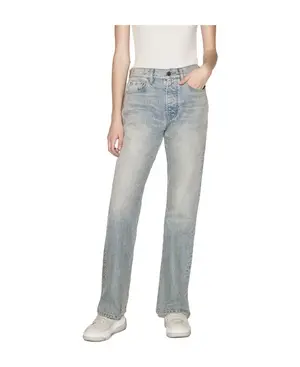 Amiri High-waist Bootcut Jeans - Gray