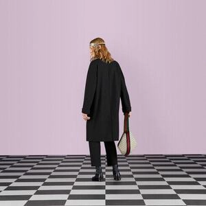 Gucci Long Sleeved Single Breasted Poplin Coat