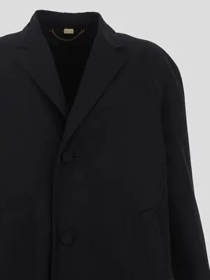 Gucci Long Sleeved Single Breasted Poplin Coat