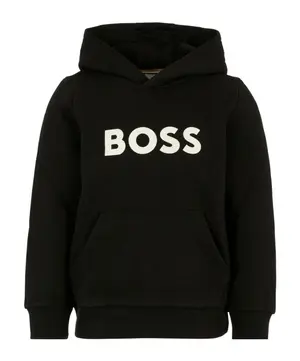 Hugo Boss Long Sleeve Hooded Sweatshirt With Logo