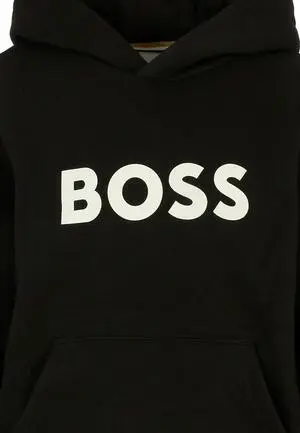 Hugo Boss Long Sleeve Hooded Sweatshirt With Logo