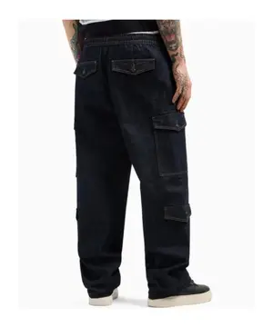 Armani Exchange Wide Leg Cargo Jeans