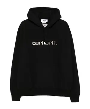 Junya Watanabe X Carhartt Hoodie With Logo Print - Black