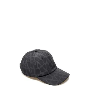 Valentino Garavani Toile Iconographe Baseball Cap - Black