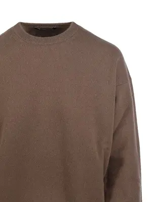 Max Mara Nebbie Crewneck Knitted Jumper - Mud Color