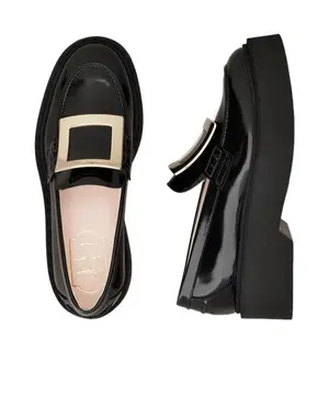 ROGER VIVIER Viv' Rangers" Loafers With Metal Buckle