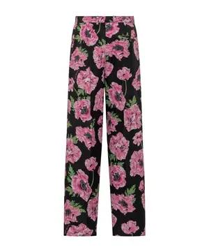 Stella McCartney Floral Print Straight-leg Pants - Multicolor