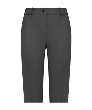 P.a.r.o.s.h Tailored Virgin Wool-blend Trousers - Black