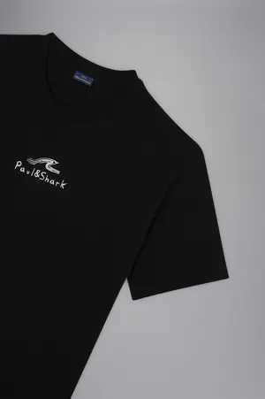 PAUL  SHARK Paul Shark Shark Printed Crewneck T-shirt