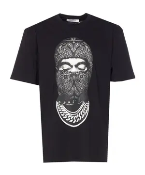 IH NOM UH NIT Paisley Mask Graphic T-shirt - Black