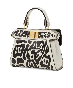 Fendi Nano Peekaboo Chain-strap Tote Bag - Multicolor