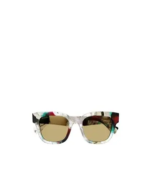 Gucci Rectangle Frame Sunglasses - Multicolor