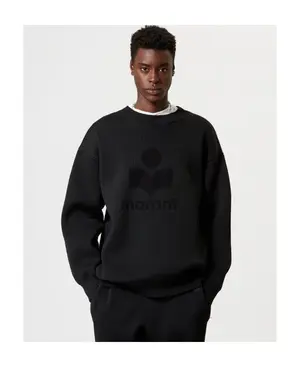 Isabel Marant Étoile Logo Intarsia Knit Crewneck Jumper