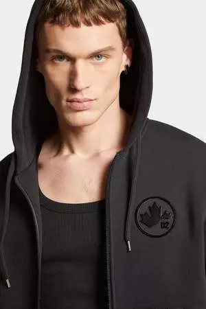 Dsquared2 Maple Leaf Cool Fit Zipped Hoodie