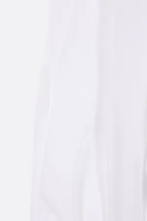 Alaïa Poplin Balloon Sleeve Shirt - White