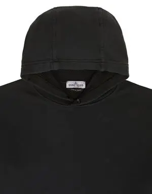 Stone Island Long Sleeve Hoodie - Black