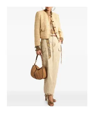 Etro Crewneck Cropped Jacket