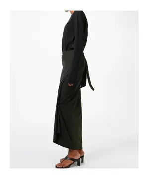 Our Legacy Twisted Wrap Dress - Black
