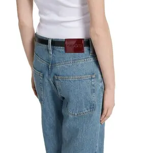 Gucci Loose Fit Denim Pants - Light Blue