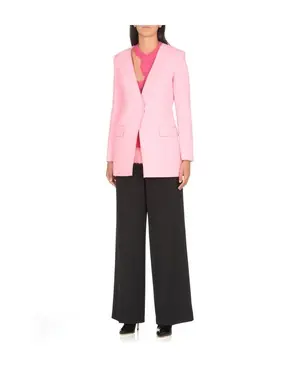 MSGM Single-breasted Jacket With Pointed Lapel