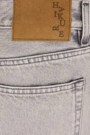 HAIKURE Acid Wash Straight Leg Jeans
