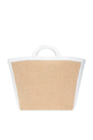 Marni Logo Embroidered Tote Bag - Nude
