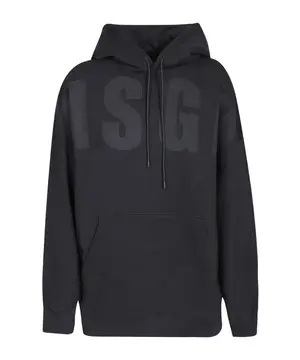 MSGM Logo Printed Drawstring Hoodie