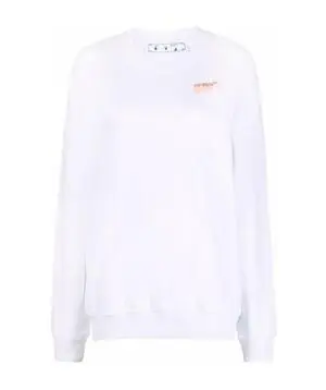 Off-White Arrows Printed Sweatshirt - White