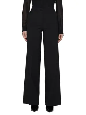 P.a.r.o.s.h High-waisted Palazzo Trousers - Black