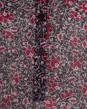 Isabel Marant Étoile Maria Floral Printed Blouse - Crushed Berry Color