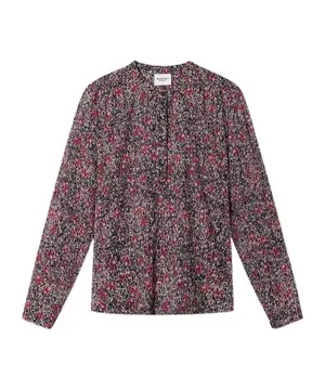 Isabel Marant Étoile Maria Floral Printed Blouse - Crushed Berry