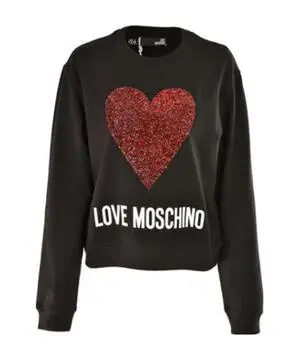 Moschino Embellished Heart Pullover - Black